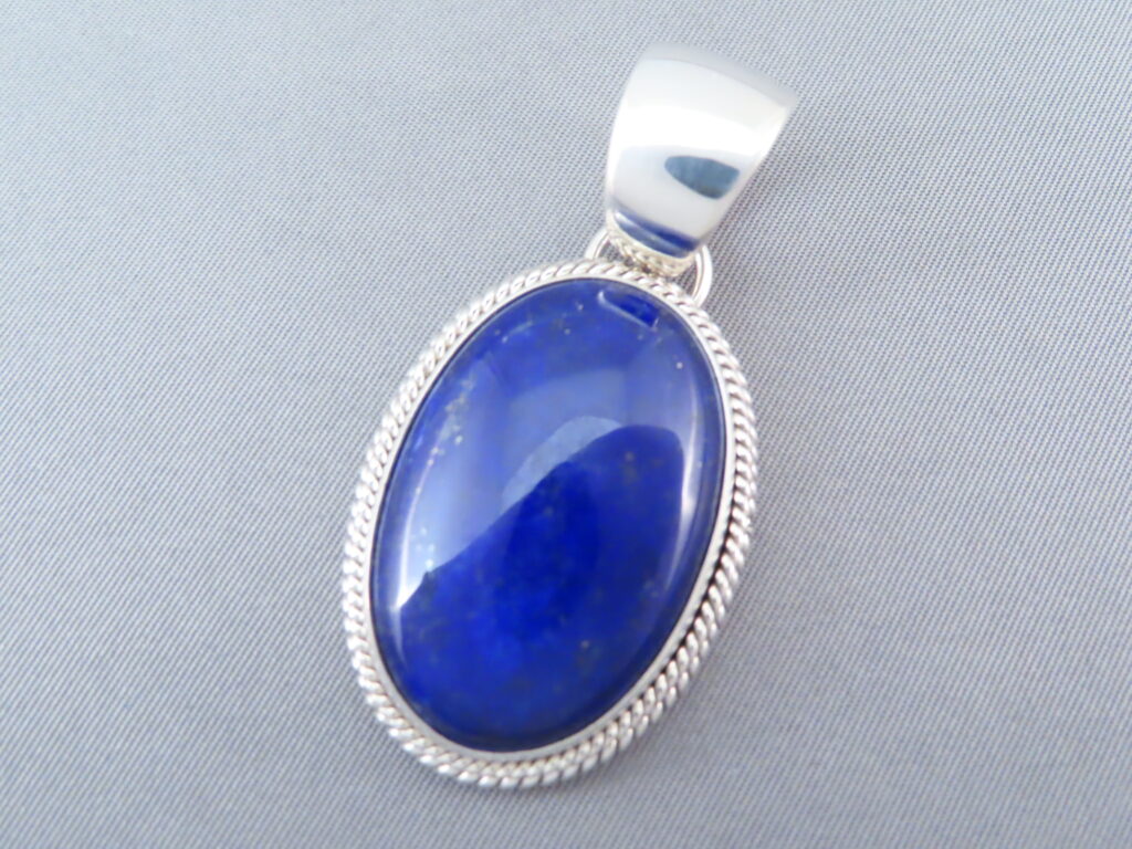 Lapis Pendant by Artie Yellowhorse - Native American Pendant Jewelry
